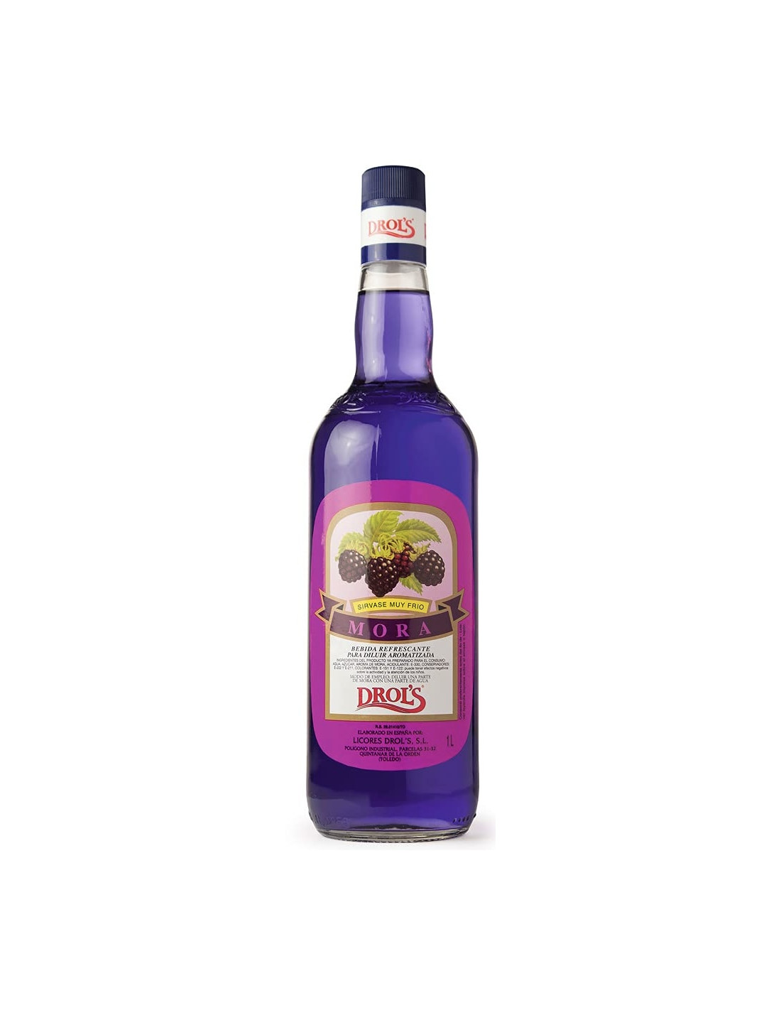 LICOR MORA DROS´L SIN ALCOHOL 1 LT